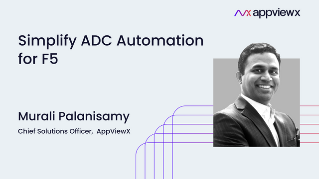 Simplify ADC Automation for F5