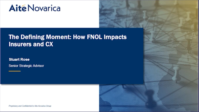 The Defining Moment: How FNOL Impacts Insurers and CX