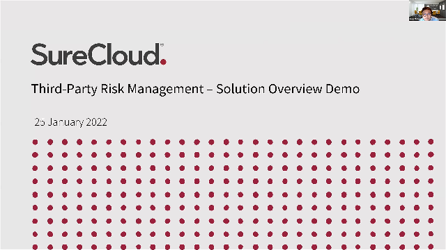 SureCloud Live Demo: Third-Party Risk Management Solution