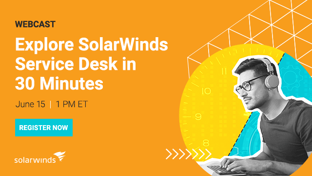 SolarWinds ITSM - BrightTALK