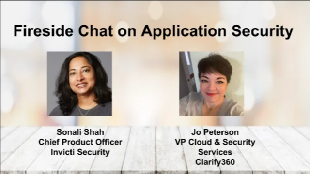 Fireside Chat with Invicti and Clarify360 on Application Security