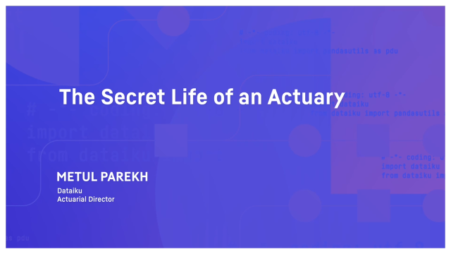The Secret Life of an Actuary