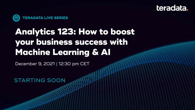 Teradata – Enterprise Data Analytics - BrightTALK