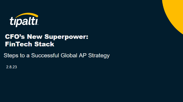 CFO’s New Superpower: FinTech Stack