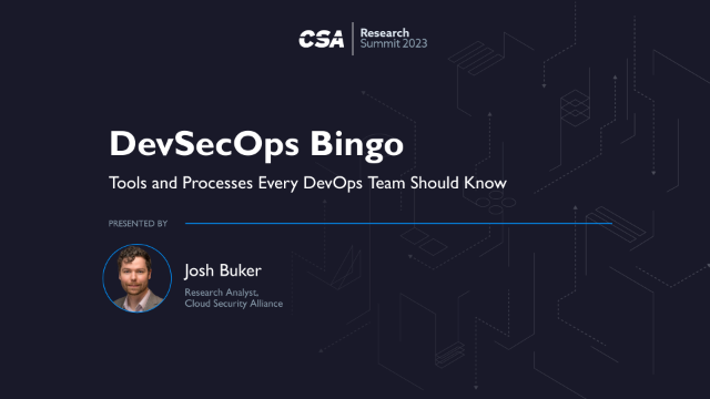 DevSecOps Bingo