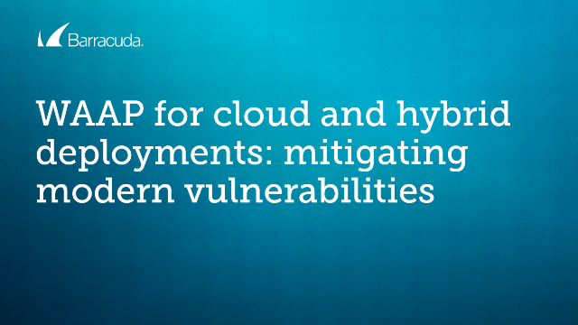 WAAP for cloud and hybrid deployments: mitigating modern vulnerabilities