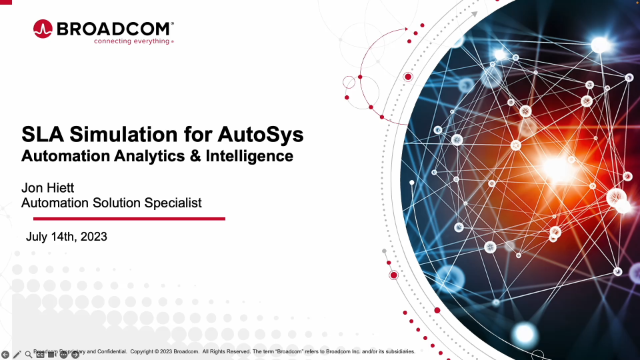 Simulation with AutoSys and Automation Analytics & Intelligence