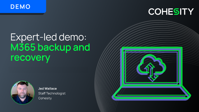 Expert-led Demo: M365 backup and recovery