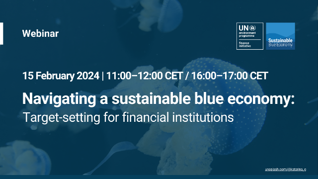 Navigating a sustainable blue economy: Target-setting for financial ...
