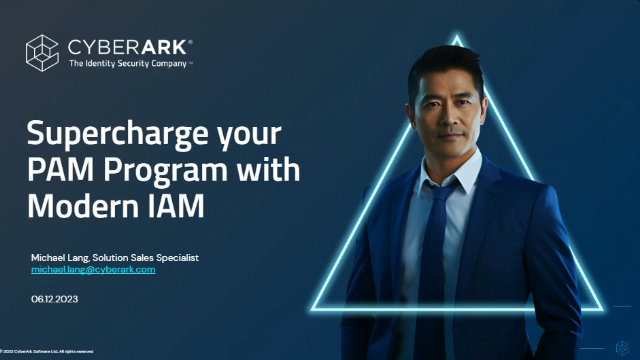 Supercharge your PAM Program with Modern IAM