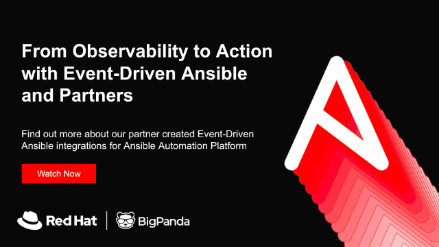 From observability to action with Event-Driven Ansible and BigPanda