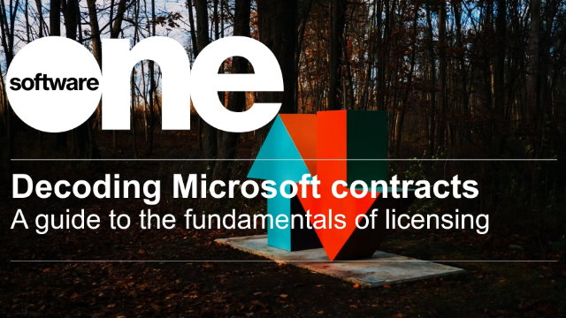 Decoding Microsoft contracts: A guide to the fundamentals of licensing