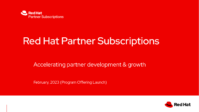 Red Hat Partner Connect Live - BrightTALK