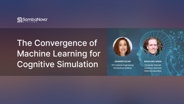 The Convergence of Machine Learning and HPC for Cognitive Simulation