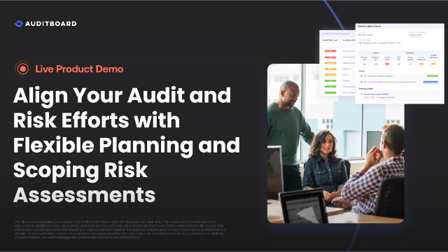 Align Your Audit Efforts with Flexible Planning and Scoping Risk ...