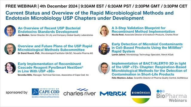 Current Status and Overview of the RMM and Endotoxin Microbiology USP ...