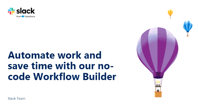 Automate work and save time with your no-Code Workflow Builder