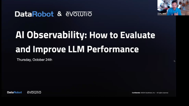 AI Observability: How to Evaluate and Improve LLM Performance