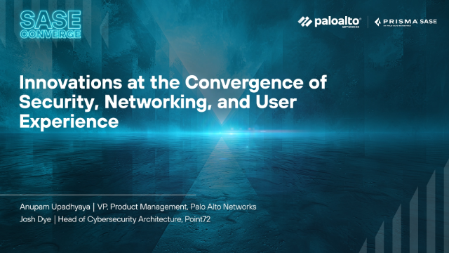 Innovations at the Convergence of Security, Networking, and User Experience