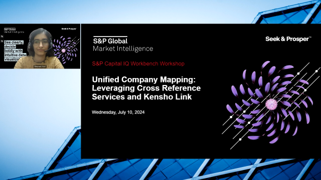 Unified Company Mapping: Leveraging Cross Reference Services and Kensho ...