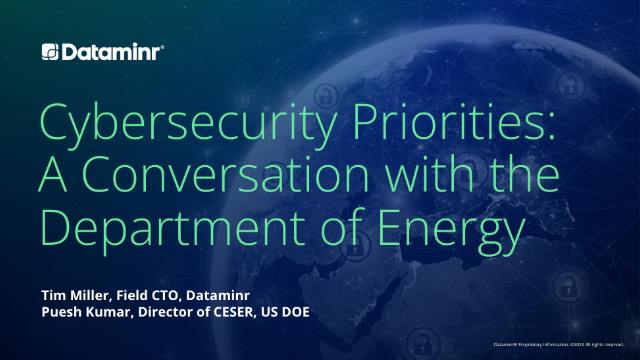 Cybersecurity Priorities: A Conversation with the Department of Energy
