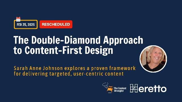 The Double-Diamond Approach to Content-First Design