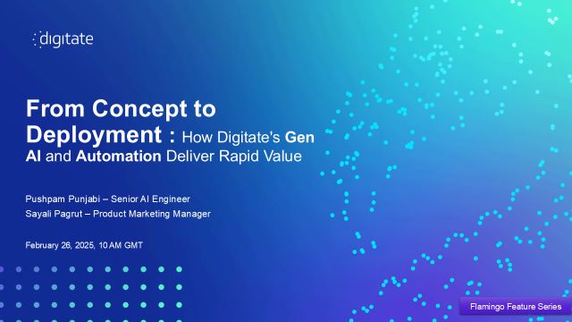 From Concept to Deployment: How Digitate's Gen AI and Automation Deliver Rapid Value