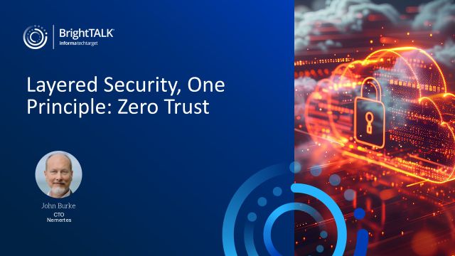 Layered Security One Principle Zero Trust