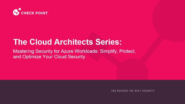 The Cloud Architects Series: Mastering Security for Azure Workloads ...
