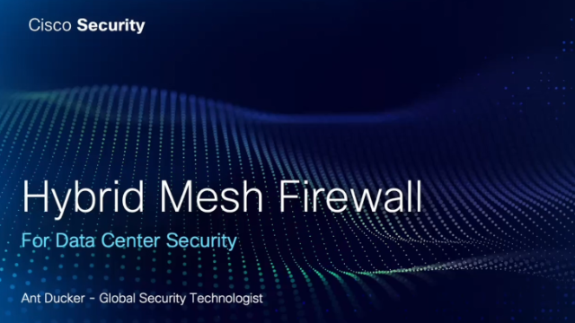 Hybrid Mesh Firewall for Data Center Security