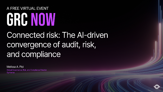 Connected risk: The AI-driven convergence of audit, risk, and compliance