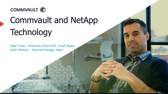 Technology Update - NetApp and Commvault
