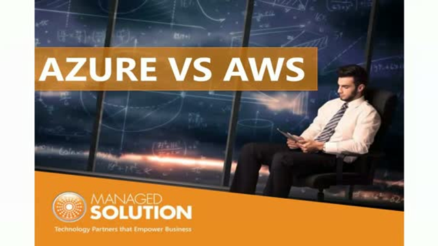 Microsoft Azure vs. Amazon AWS