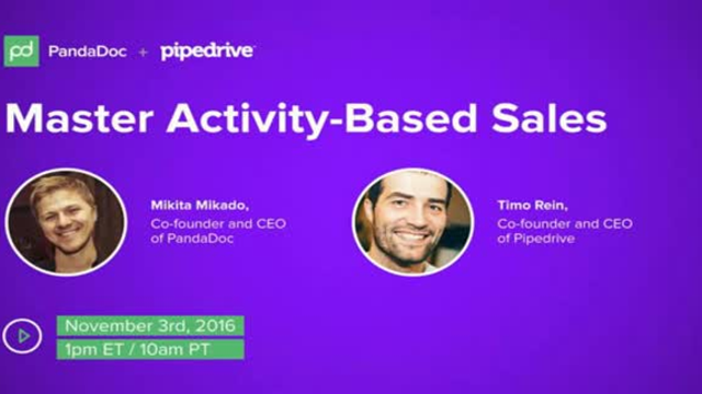 Master Activity-Based Sales