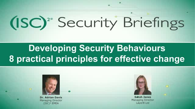 Developing Security Behaviours – 8 Practical Principles for Effective ...