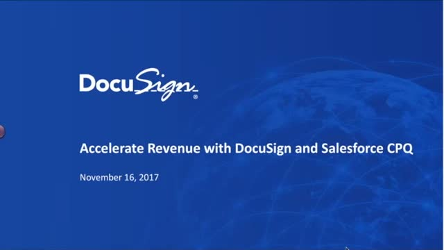 Accelerate Revenue with DocuSign and Salesforce CPQ