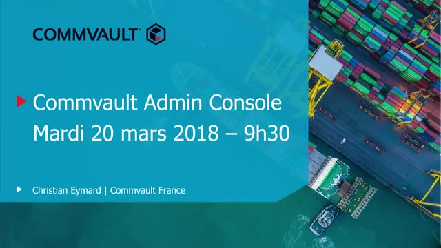 Commvault Admin Console