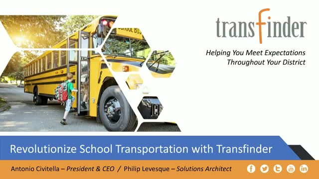 Revolutionize School Transportation with Transfinder