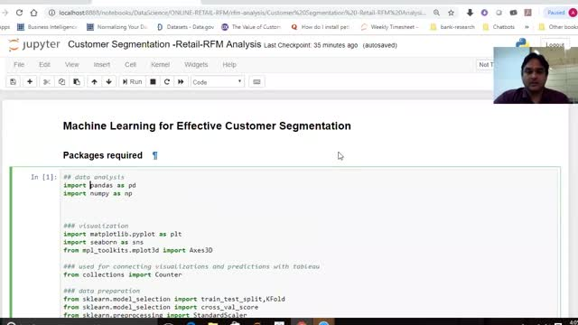 Demo of Customer Segmentation using RFM Analysis for Retailers