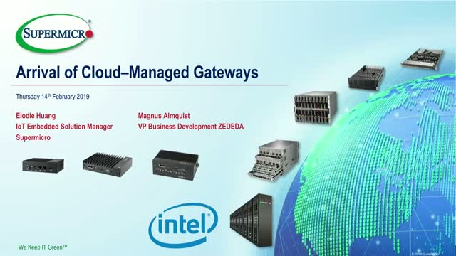 Arrival of Cloud-Managed Gateways