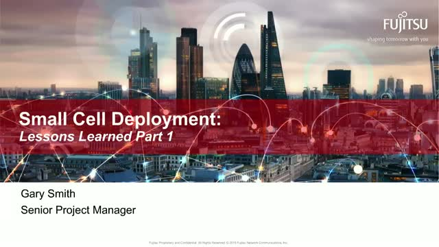 Small Cell Deployment : Lessons Learned Part 1