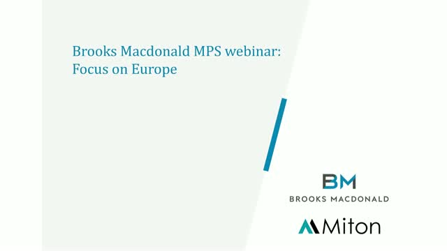 Brooks Macdonald MPS: Focus on Europe