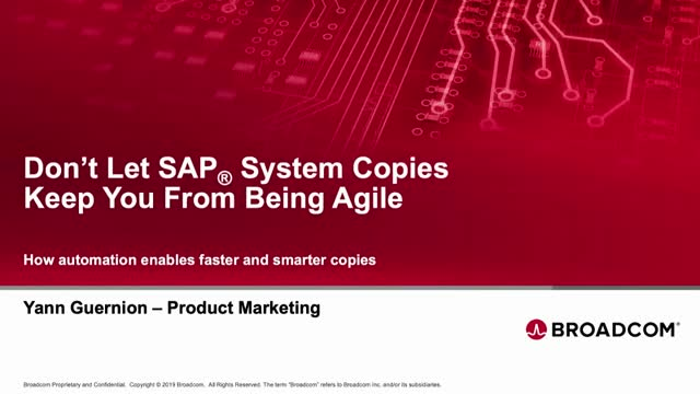 How to Deliver SAP System Copies Faster with Automation