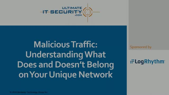 Detecting Malicious Traffic on Your Network
