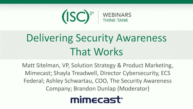 Delivering Security Awareness That Works