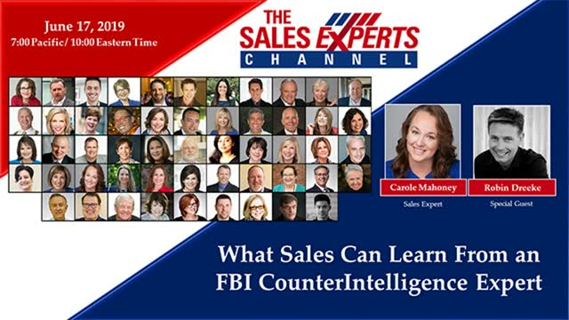 What Sales Can Learn From an FBI CounterIntelligence Expert