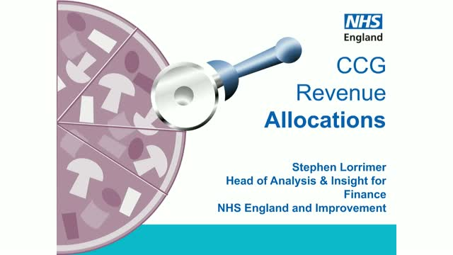 Portion control in the NHS – understanding CCG allocations