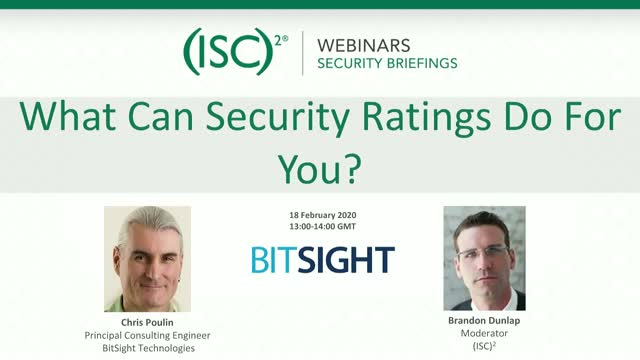 What Can Security Ratings Do For You?