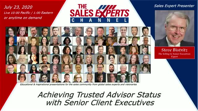 Achieving Trusted Advisor Status with Senior Client Executives