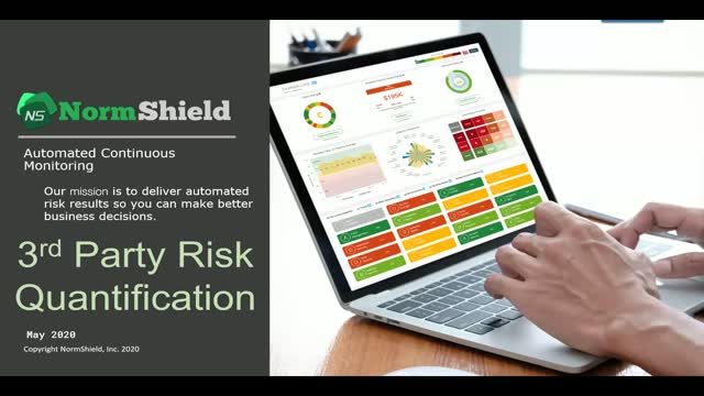 Quantification of 3rd Party Risks